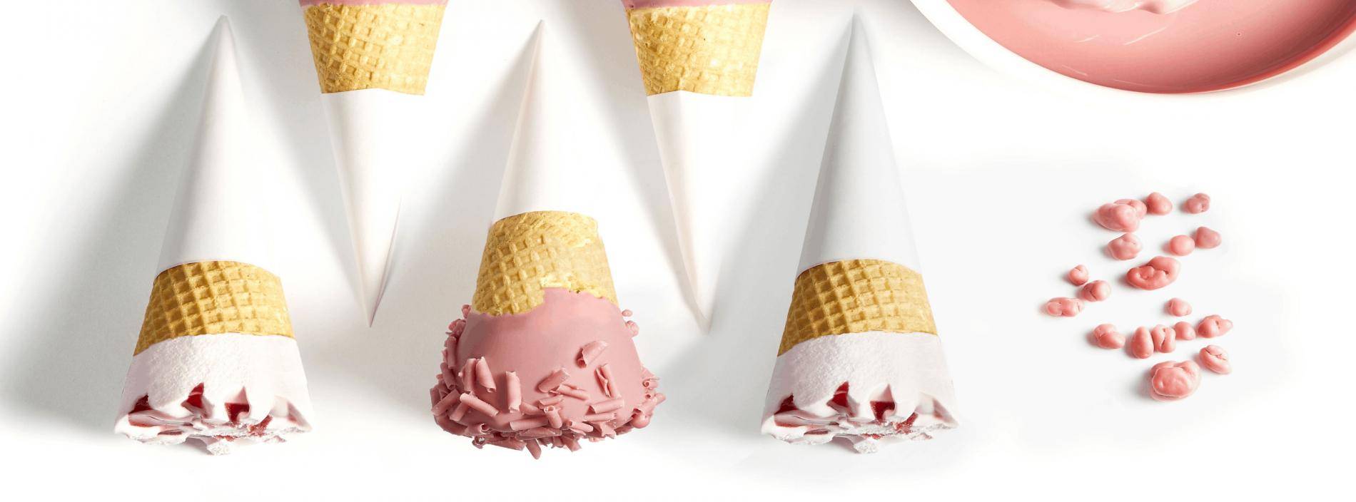 Iconic brands launch ruby chocolate ice creams