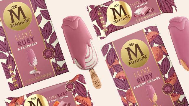Iconic brands launch ruby chocolate ice creams