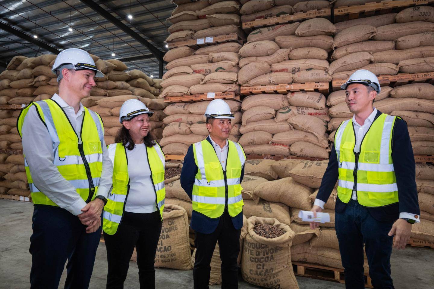 Barry Callebaut and Maersk's new cocoa bean warehouse in Malaysia